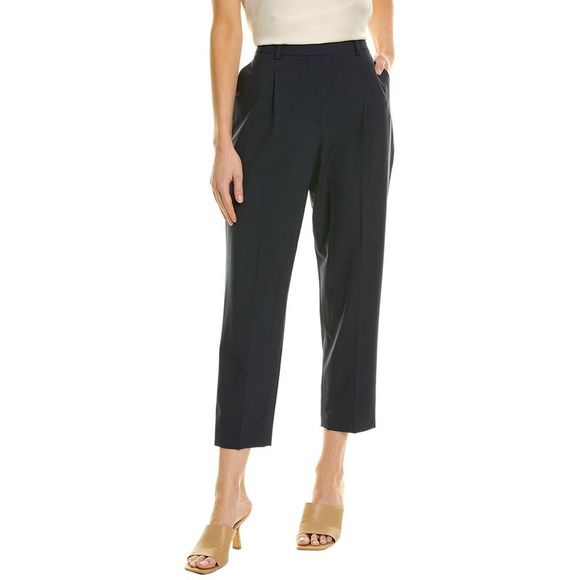 Theory | Pants & Jumpsuits | Theory Womens Treeca Pleated Woolblend ...